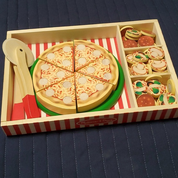 Melissa & Doug | Toys | Melissa And Doug Pizza Party Play Food Set With ...